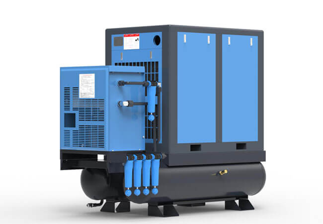 Type 4- in -1 Integrated Screw Air Compressor - Minnuo Compressor